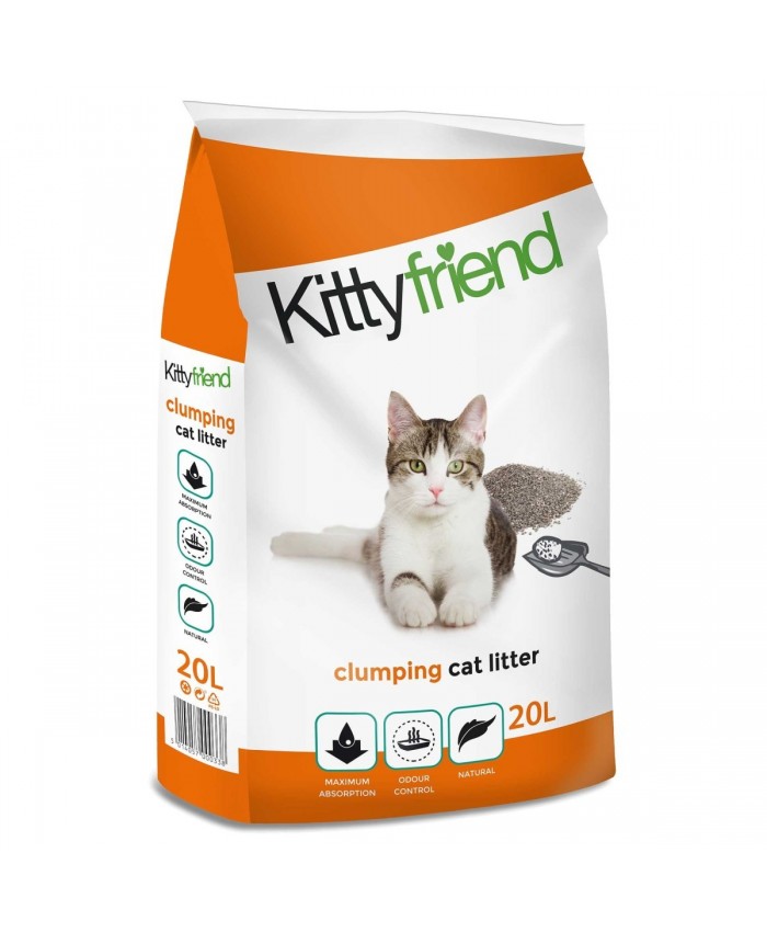 Kitty Friend Clumping Cat Litter 20Ltr